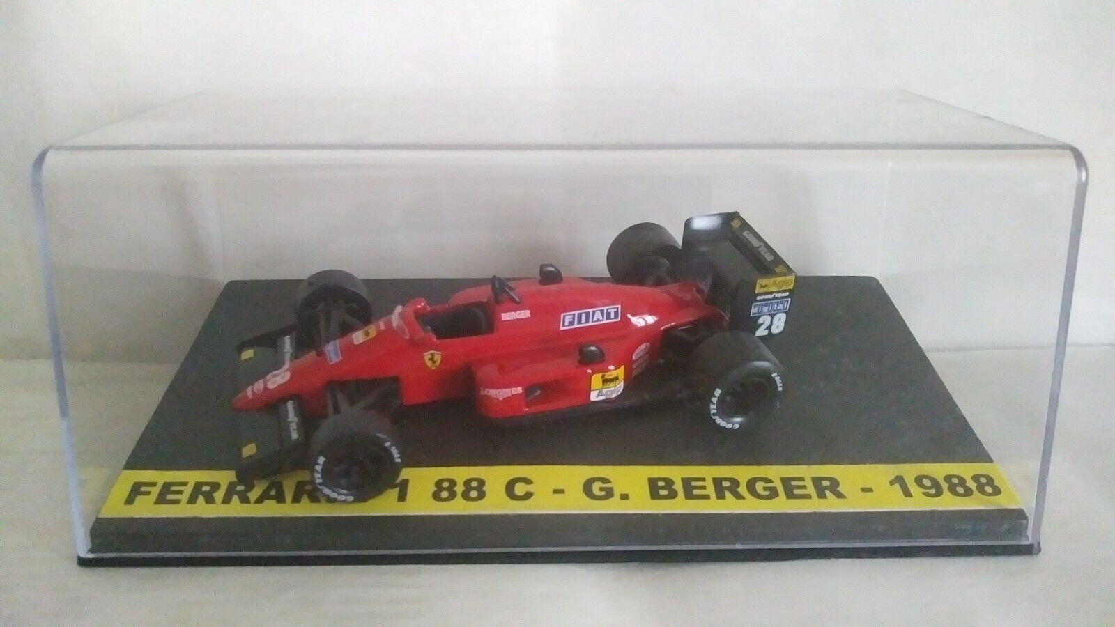 FERRARI F1 88C - 1988 GERHARD BERGER SCALA 1/43 – Spazio Collezioni